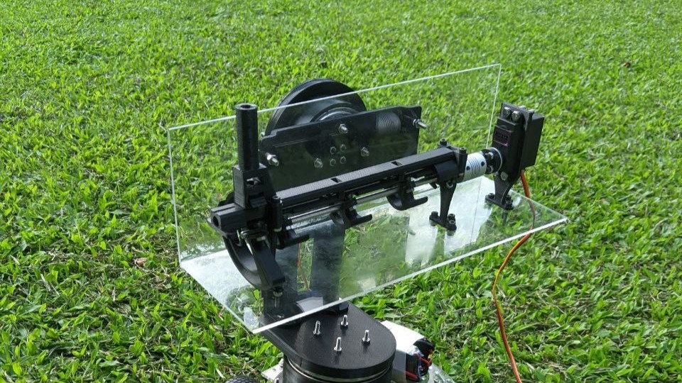 Mechanized Gaussian Cannon with Head-Tracked Targeting System | Chowdhury Ahmed Hossain